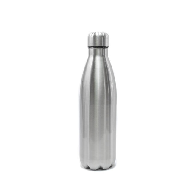 Garrafa de Alumínio Cola 500ml – Prata – Distrimix Nordeste
